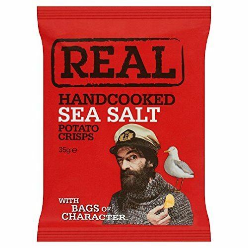 Real Hand Cooked Sea Salt crisps 24x35g | eBay UK