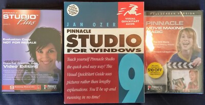 Pinnacle Studio Plus Version 9 Video Editing Software + Extras: Guide ...