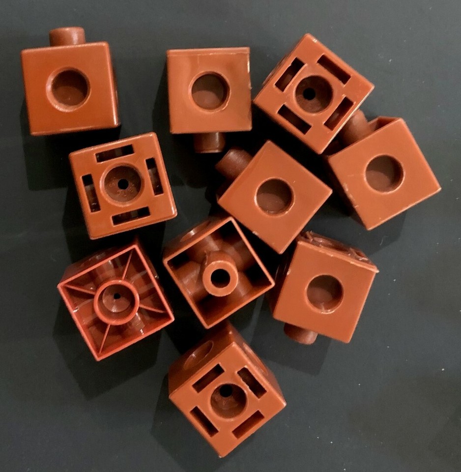 100 LINKING BLOCKS, Snap Cubes, Math Manipulatives (10 colors, 10 of ...