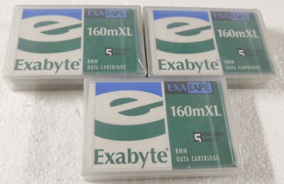 Exabyte 307265 8mm D8 160m XL Helical Scan 7/14GB Data Tape Cartridge ...
