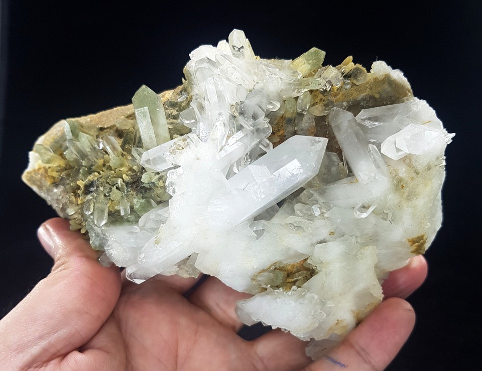 Natural Stunning Lot of Chlorite Quartz Crystals Specimens 14Pcs 1.4kg ...