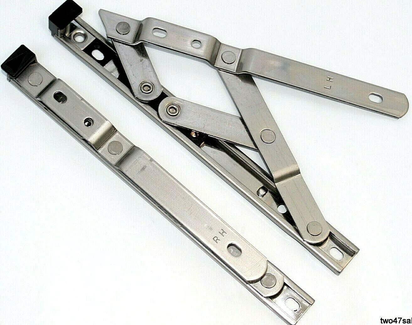 Window Hinges 8" inch 17mm Pair Top Hung Friction stays upvc pvc Double ...