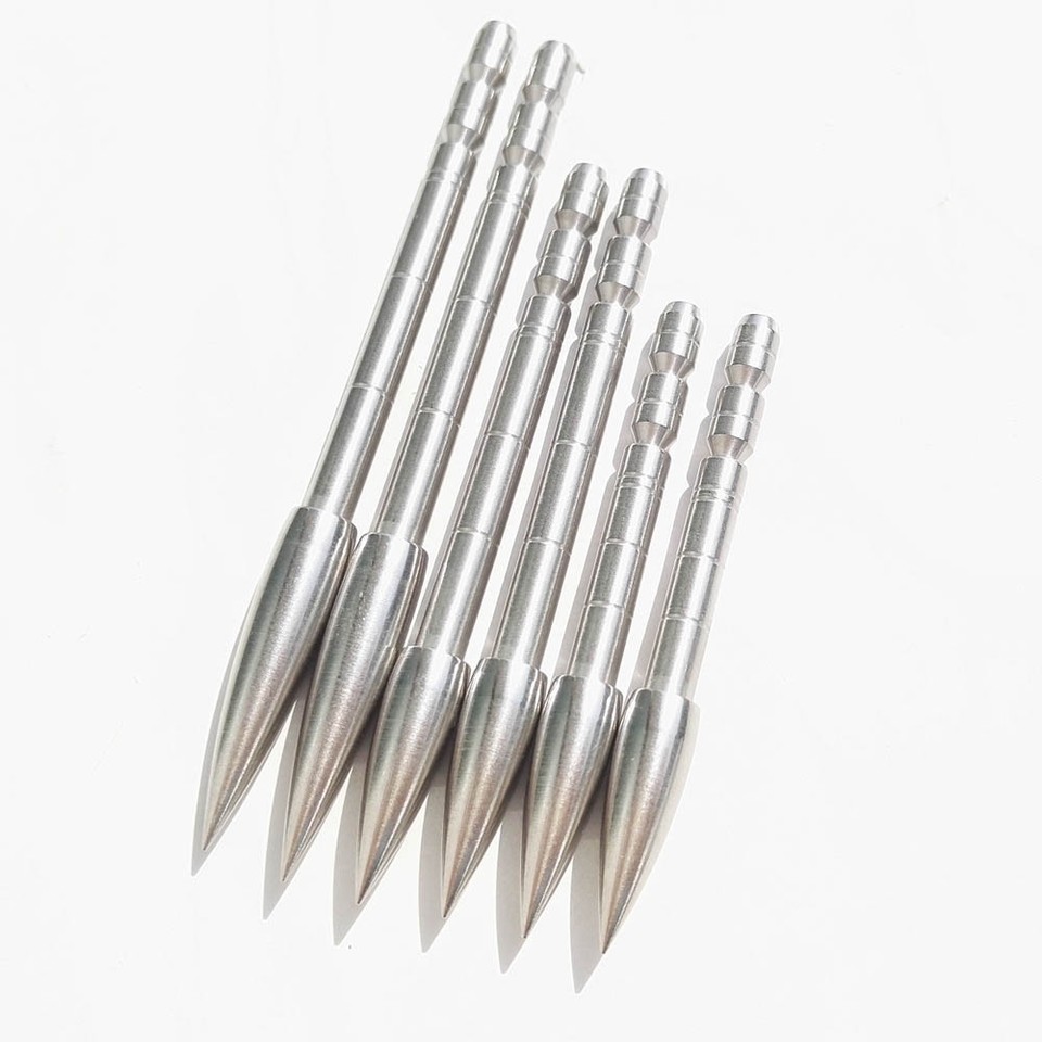 100/120/150gr Archery Arrowheads Tips Insert Point Target Practice ID4 ...