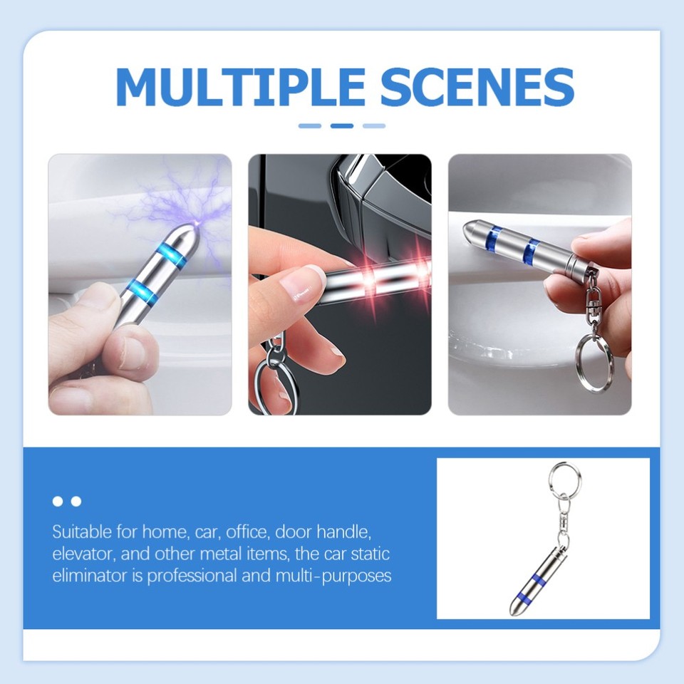 Eliminate Static Electricity Car Discharge Keychain Discharger for Cars ...