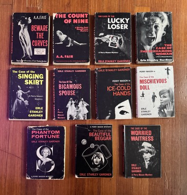 VTG Erle Stanley Gardner Lot Perry Mason Mysteries Hardcover 50s 60s ...