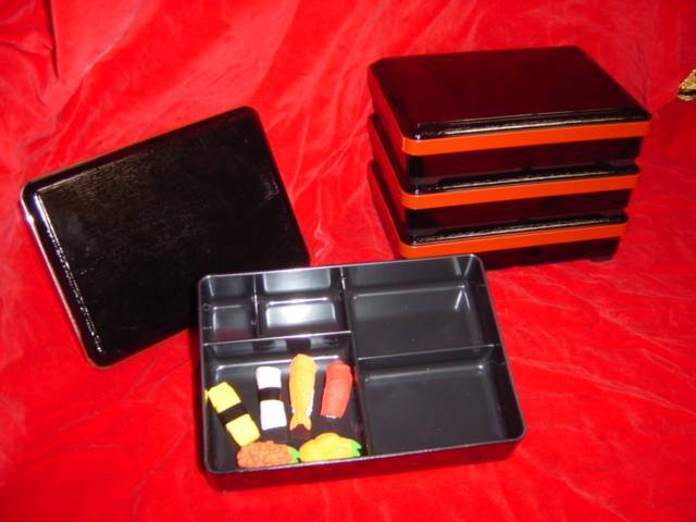 obento BENTO BOX Furoshiki wrap TIGER Japanese restaurant sushi boxes ...