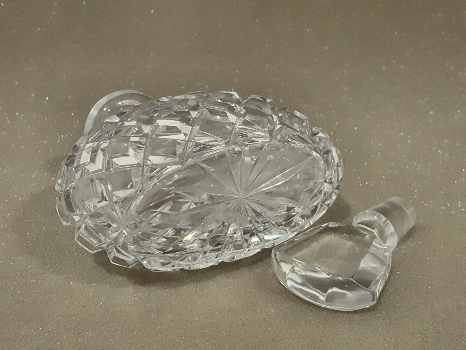 ART DECO "JOSEF INWALD" LARGE CRYSTAL PERFUME BOTTLE , CIRCA 1920 ...