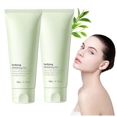 Green Tea Purifying Exfoliating Gel, Natural Face And Body Exfoliating ...