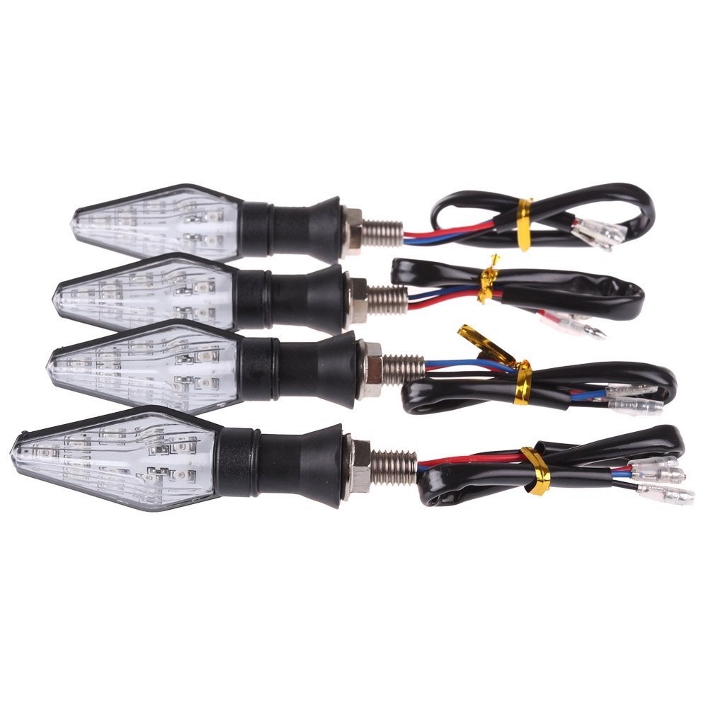 4 LED Turn Signal Kit Dual Sport Enduro Blinker Light Street Legal Dirt ...