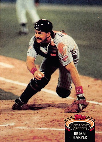 Brian Harper 1992 Stadium Club 296 Minnesota Twins Baseball Card | eBay