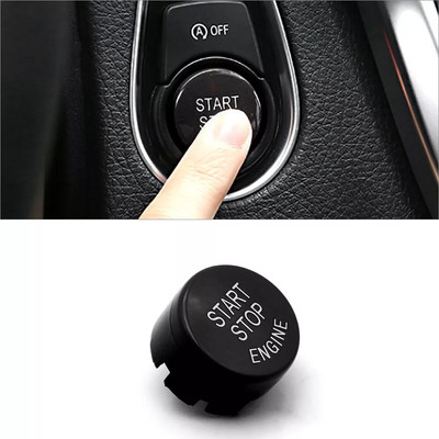 Black Car Engine Start Stop Button Replace Cover For BMW F Chassis F10 ...
