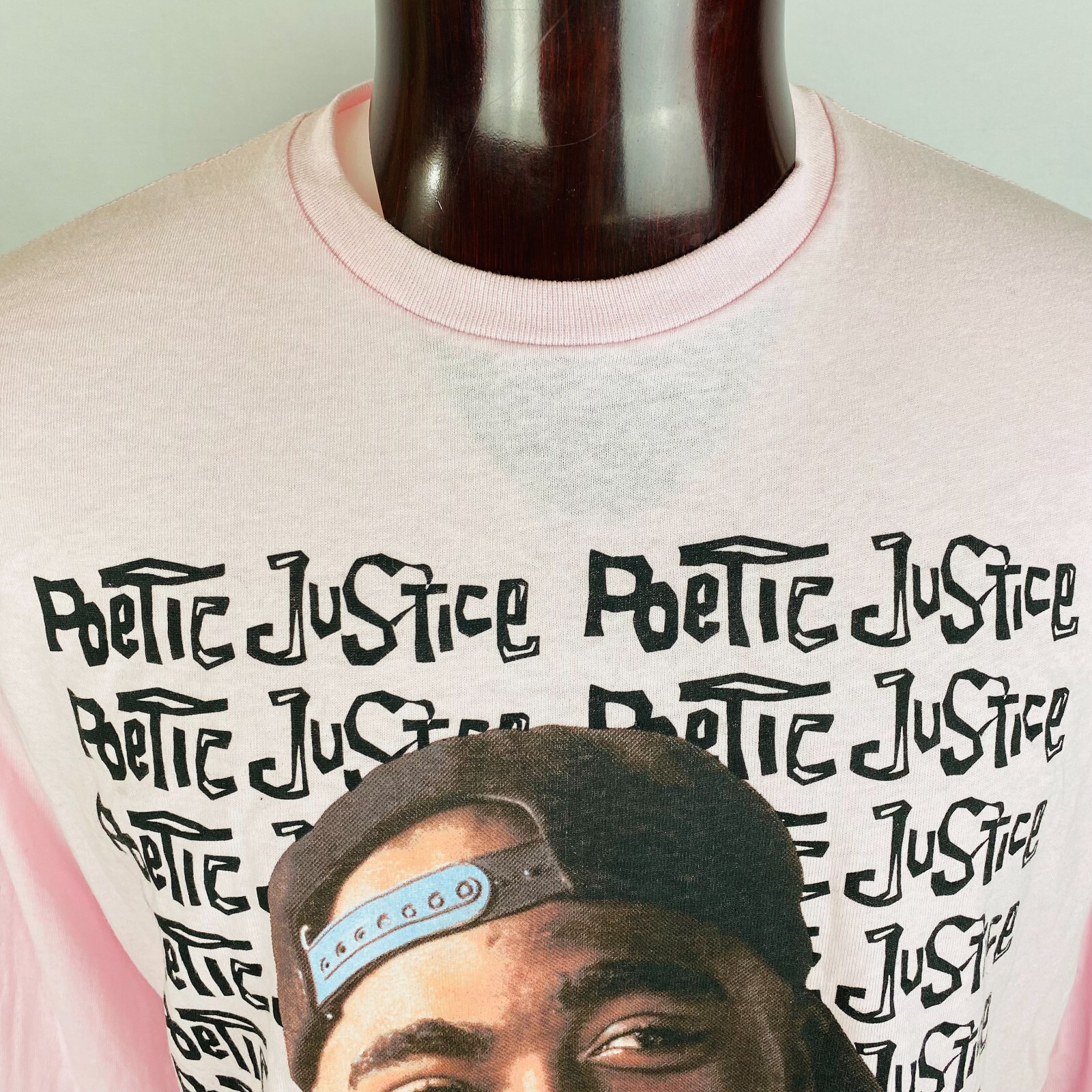 Poetic Justice Tupac Shakur Rapper Graphic Pink T-Shi… - Gem