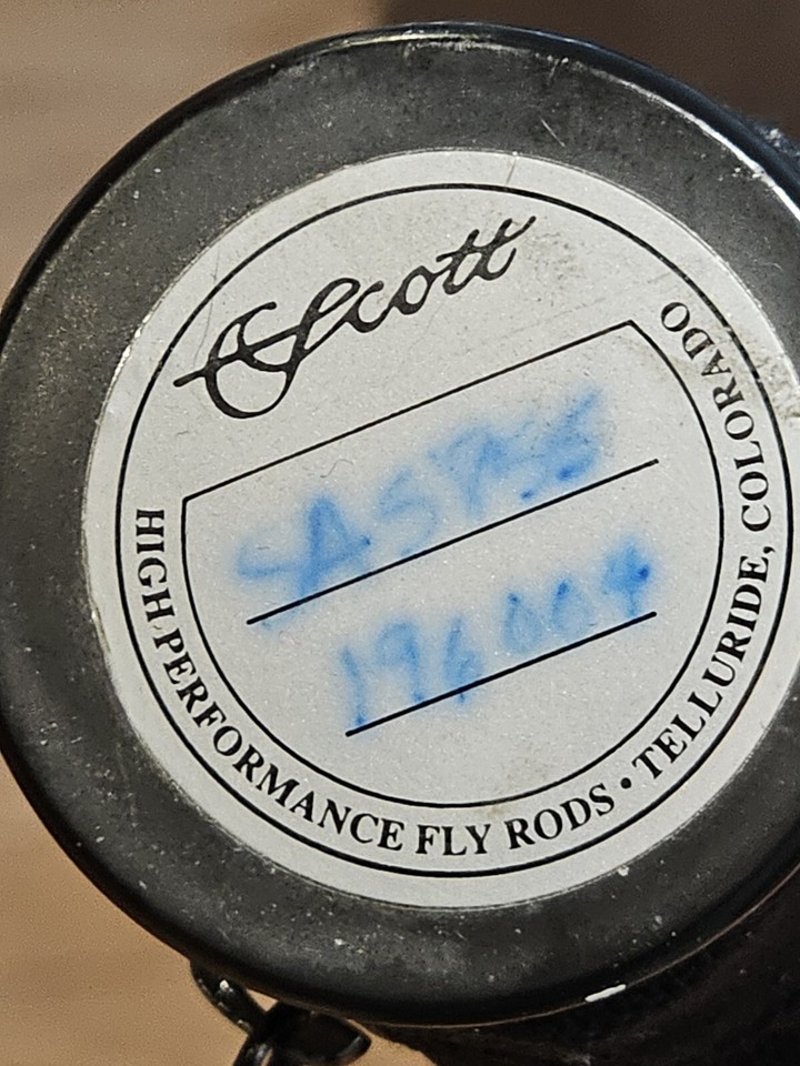 Scott Fly Rod 8' 6" 2 Piece SAS 855 3.2 Oz 5 line W/case ++UNUSED | eBay