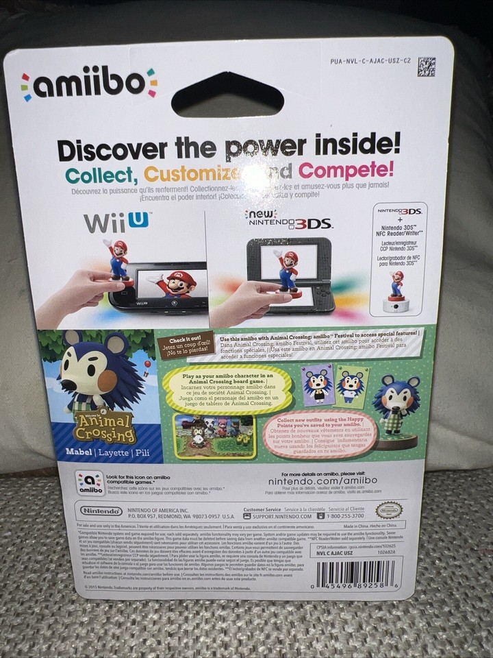 Mabel Amiibo (Animal Crossing Series) | eBay