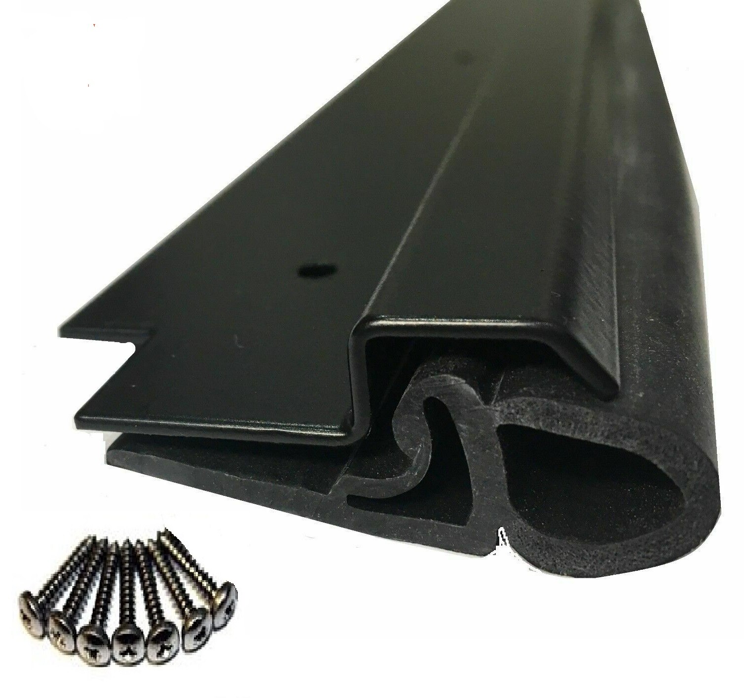 REAR DOOR FLOOR BLACK RETAINER & SEAL FOR LAND ROVER DEFENDER 90 110 ...