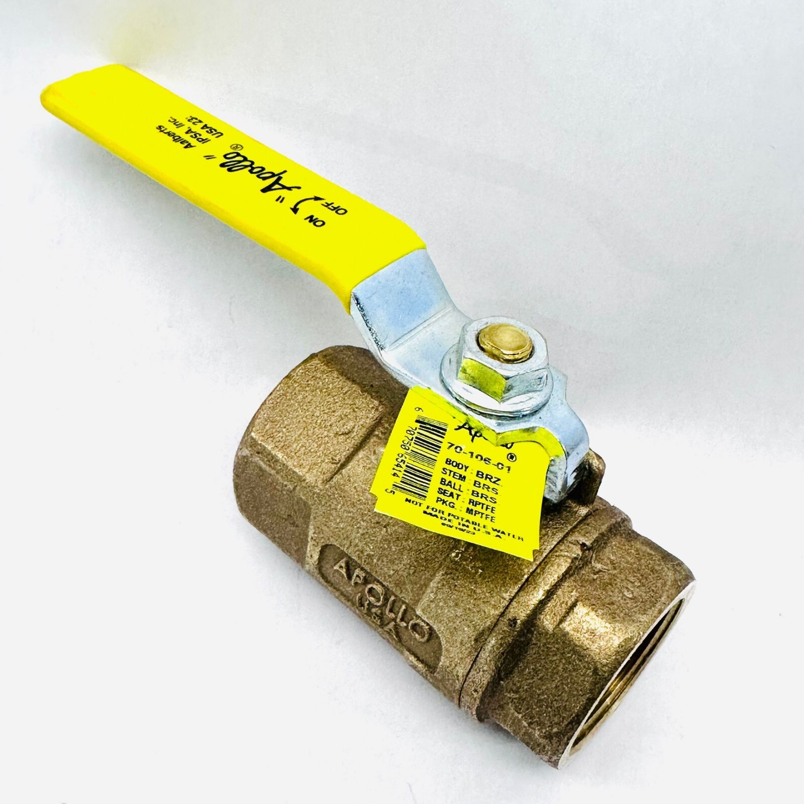 APOLLO 70-106-01 FEMALE NPT 600 CWP BRONZE BALL VALVE 1-1/4" (BULK ITEM ...