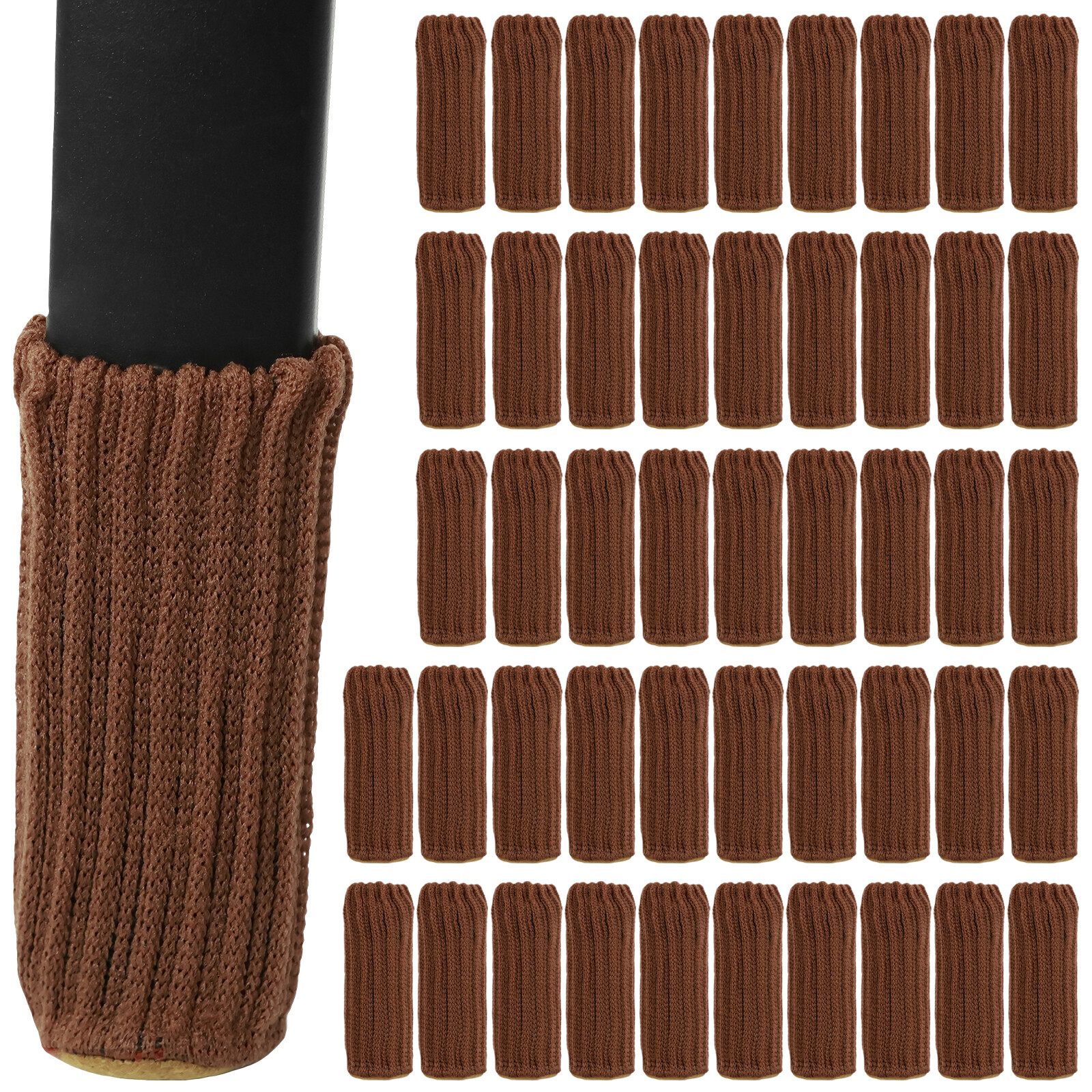 48Pcs Chair Leg Covers Knitted Chair Leg Protectors High Elastic ...