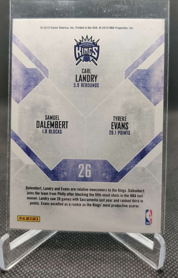 2010-11 Rookies and Stars Team Leaders Kings Card #26 Dalembert/Landry ...