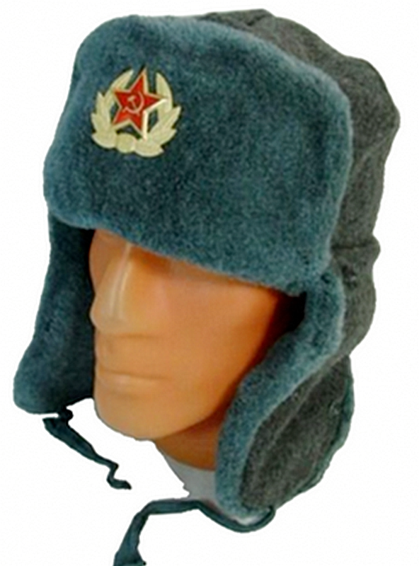 Russian Soviet Army Hat USSR Badge Soldiers Fur Ushanka M-XXXL Error ...