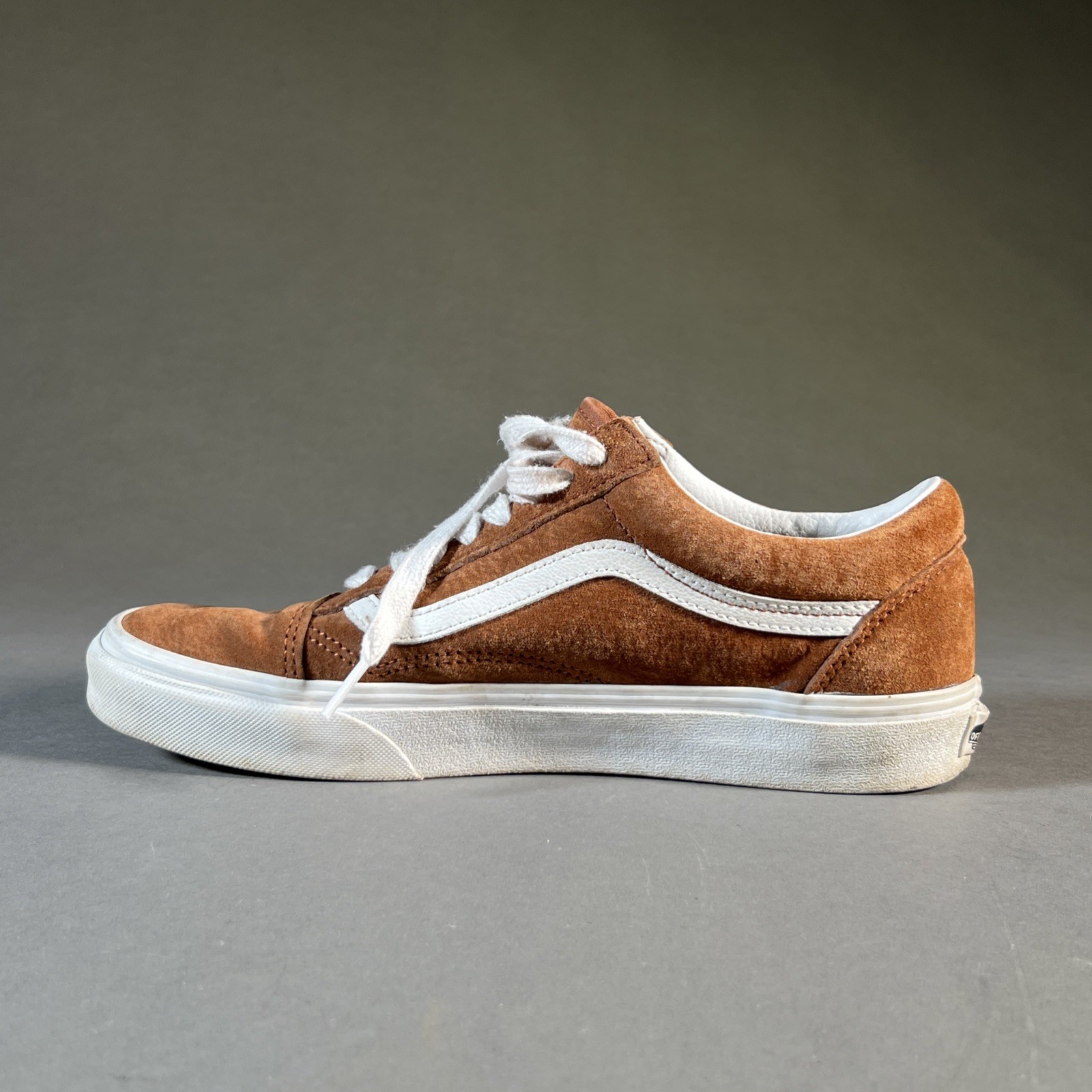 Vans Old Skool Low HEIQ Eco Dry Rust Brown Suede Men's Size US 8.5 W 10 ...