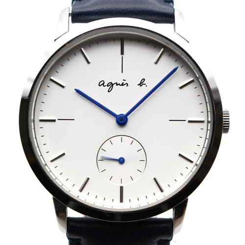 Seiko Agnes B SAM Bar Index Men's Watch Blue Hands Limited Edition Rare ...