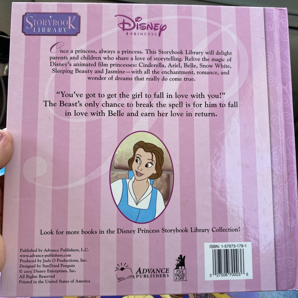Disney Princess Storybook Library: Beauty And The Beast | eBay