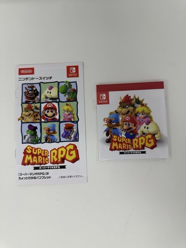 Super Mario RPG Memo Pad Nintendo Switch Japan Promo - Pre-Order Bonus ...