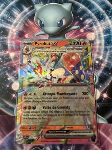 PYROBUT EX - POKÉMON 028/142 EV7 SCR COURONNE STELLAIRE NEUF🇫🇷 | eBay