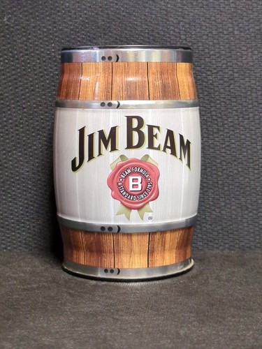 Jim Beam Barrel Tin Vintage Collectable Excellent Condition | eBay