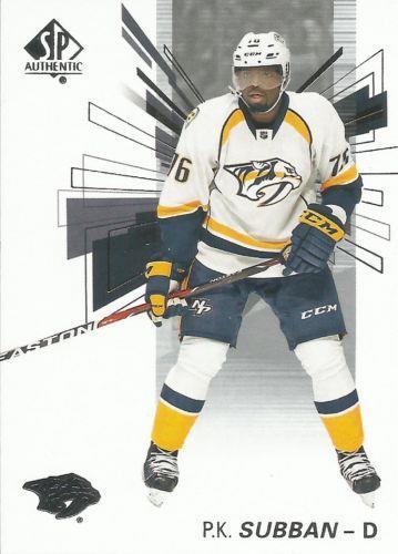 20x Lot 016-17 SP Authentic #34 P.K. Subban Predators | eBay