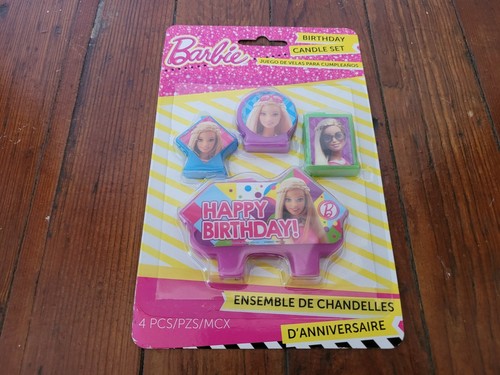 Barbie Birthday Candle Set (4 Pack) - Party Supplies | eBay