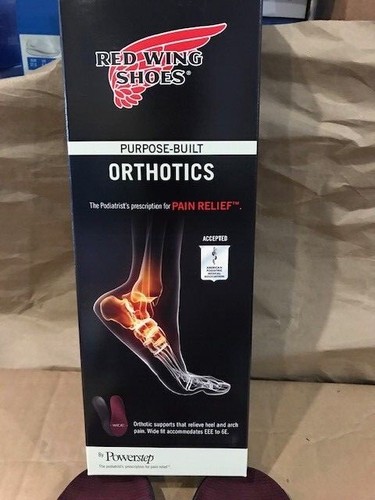 Red Wing 96336 Orthotics Footbeds (Relieve Heel & Arch Pain ...