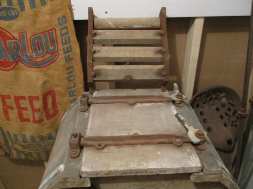 * Unique 1800s antique wooden washing machine w / wringer Rocker Tub ...