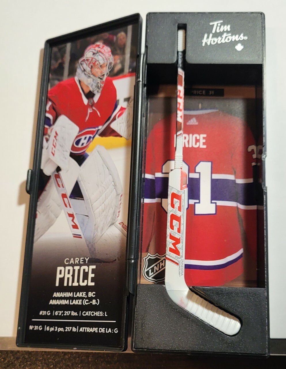 Carey Price - 2019-20 Tim Hortons - NHL Superstar Collectible Sticks | eBay