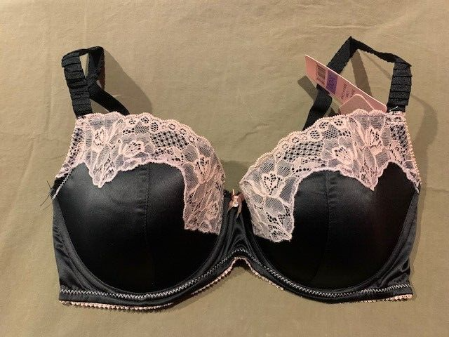 Affinitas Ladies Padded Bra Women Underwire Balconette Lace Trim ...