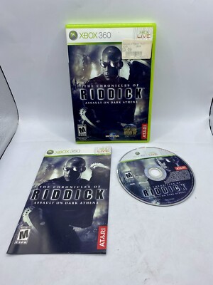 Chronicles of Riddick: Assault on Dark Athena; CIB (Microsoft Xbox 360 ...