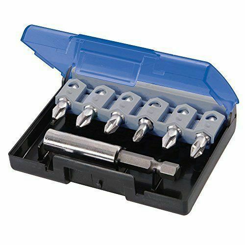 5 x SETS SILVERLINE CR-V SCREWDRIVER BIT SET 7 PIECE - 634433 - JOB LOT ...