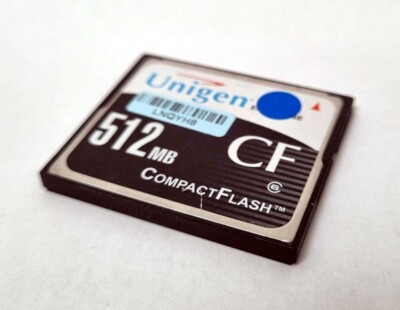 UNIGEN Enterprise UGB30STV0512W5-PCM-4TA 512MB CompactFlash CF Memory ...