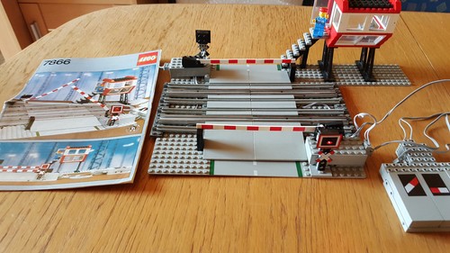 LEGO 12V Bahnübergang 7866 mit BAL-RC Road crossing with instr. für ...