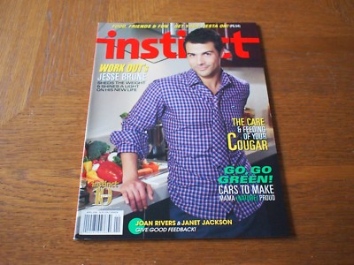Instinct Magazine 2008 LGBT Gay Mens Interest Fashion JESSE BRUNE Janet ...
