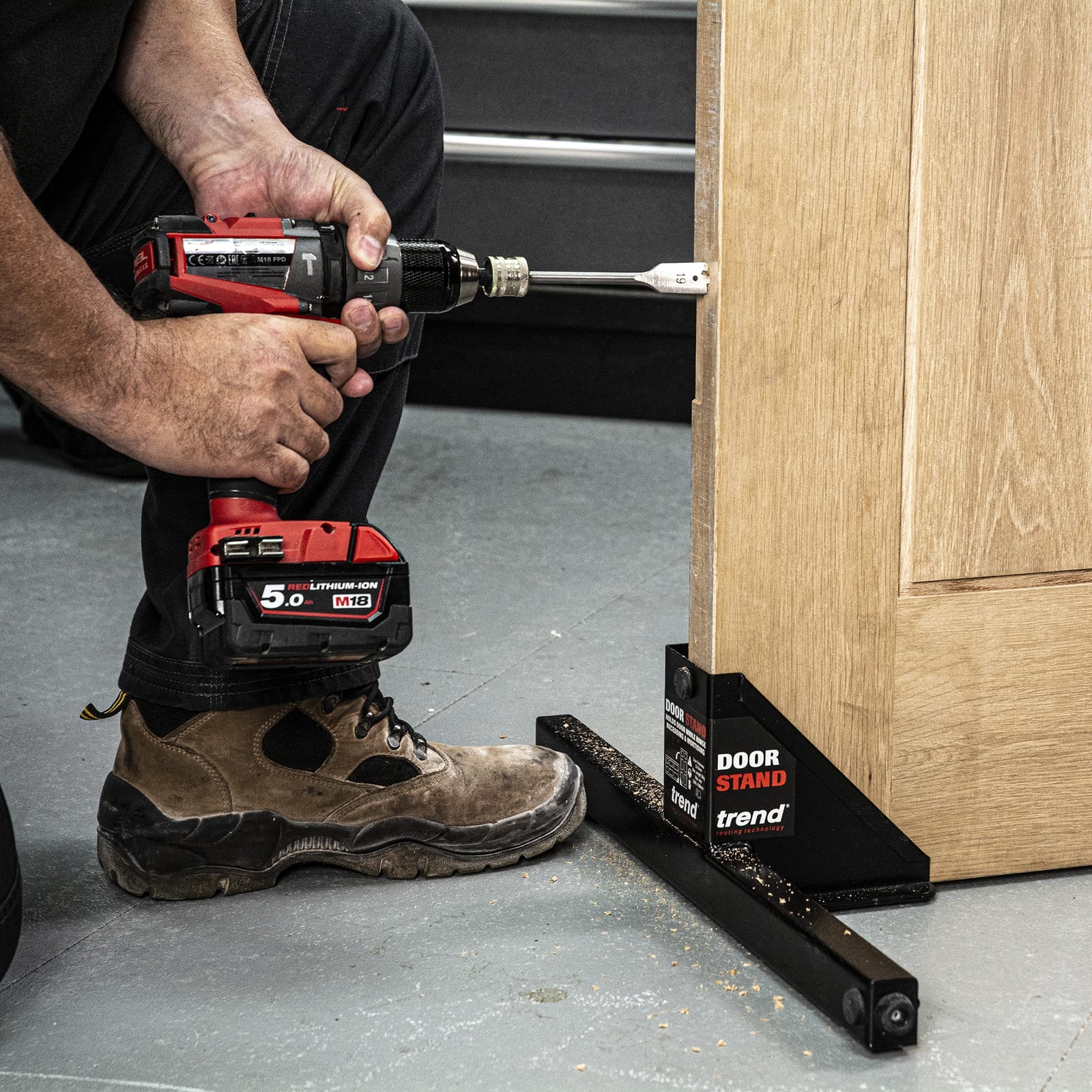 Trend Door Stand Carpentry Tool for Hinge & Door Installation, 32 ...