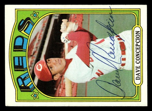 1972 Topps Dave Concepcion #267 Cincinnati Reds Signed/Auto SX1314 | eBay