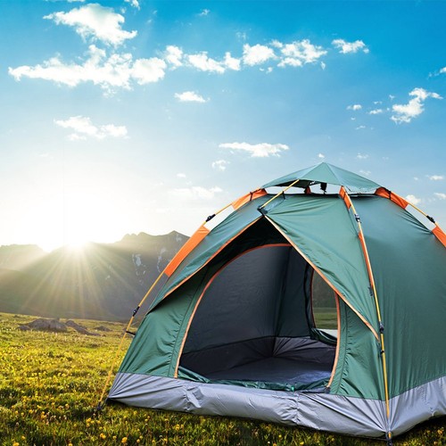 3-4 Man Automatic Instant Double Layer Pop Up Camping Tent Waterproof ...