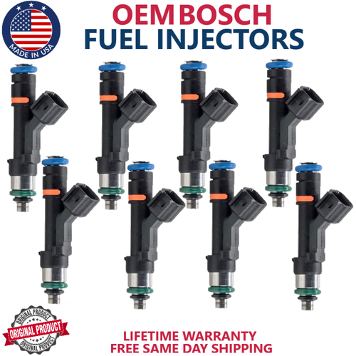 8 Pieces OEM BOSCH Fuel Injnectors For 2003-2004 Ford F-150 5.4L V8 ...
