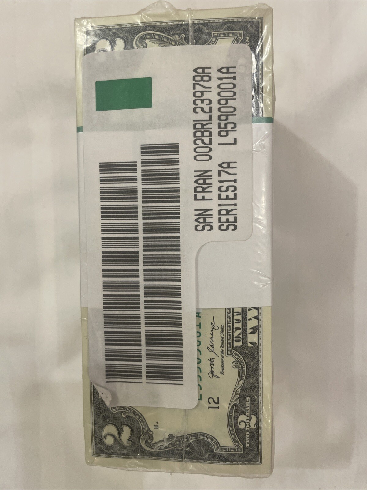 1000 TWO DOLLAR BILLS-$2-SEALED BEP BRICK UNCIRCULATED SEQUENTIAL. RARE ...