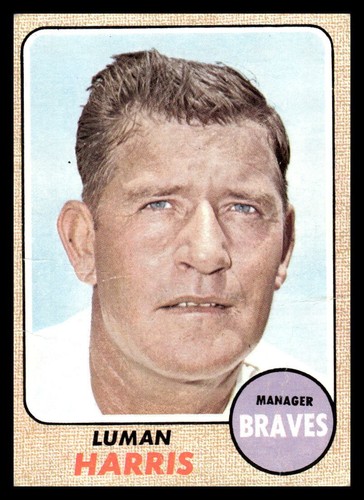 1968 Topps Lum Harris #439 Atlanta Braves Baseball Card | eBay