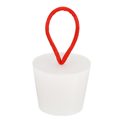 Silicone Rubber Tapered Plug 25mm to 33mm Solid with Handle White | eBay