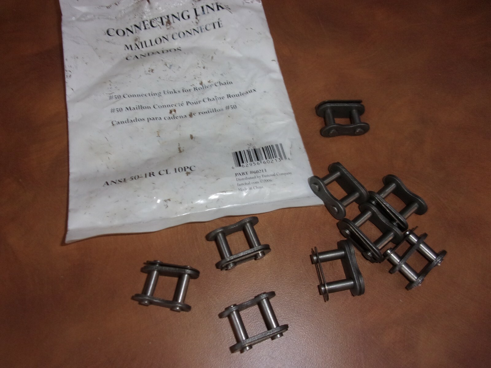 (10)Stronghold® #50 Single Strand 0.625" Pitch Steel Spring Clip ...