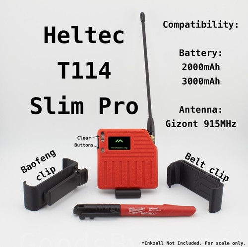 Heltec T114 SLIM PRO Case for running Meshtastic. | eBay
