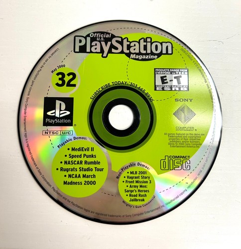 Official U.S. PlayStation Magazine Demo Disc #32 May 2000 PS1 | eBay
